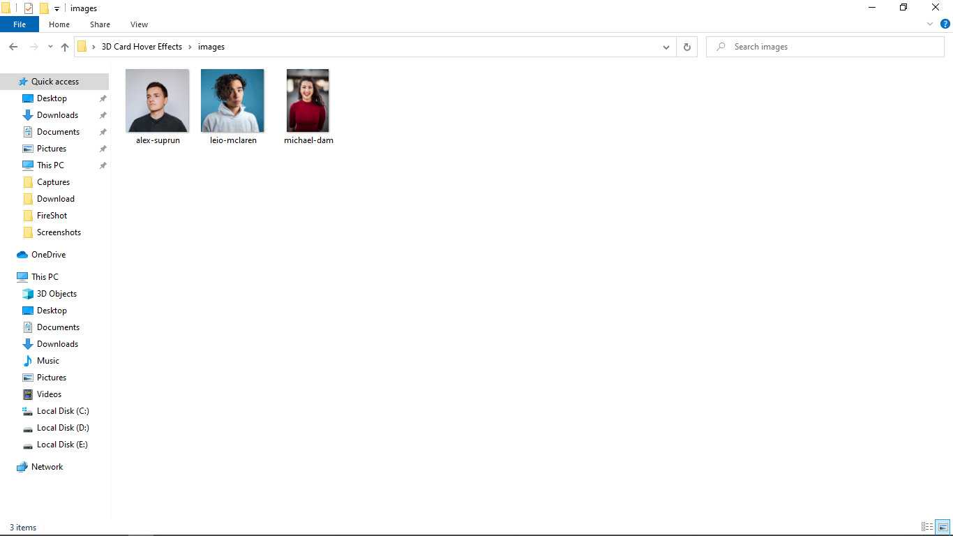 Source Code Of 3D Card Hover Effects - Cosas Learning