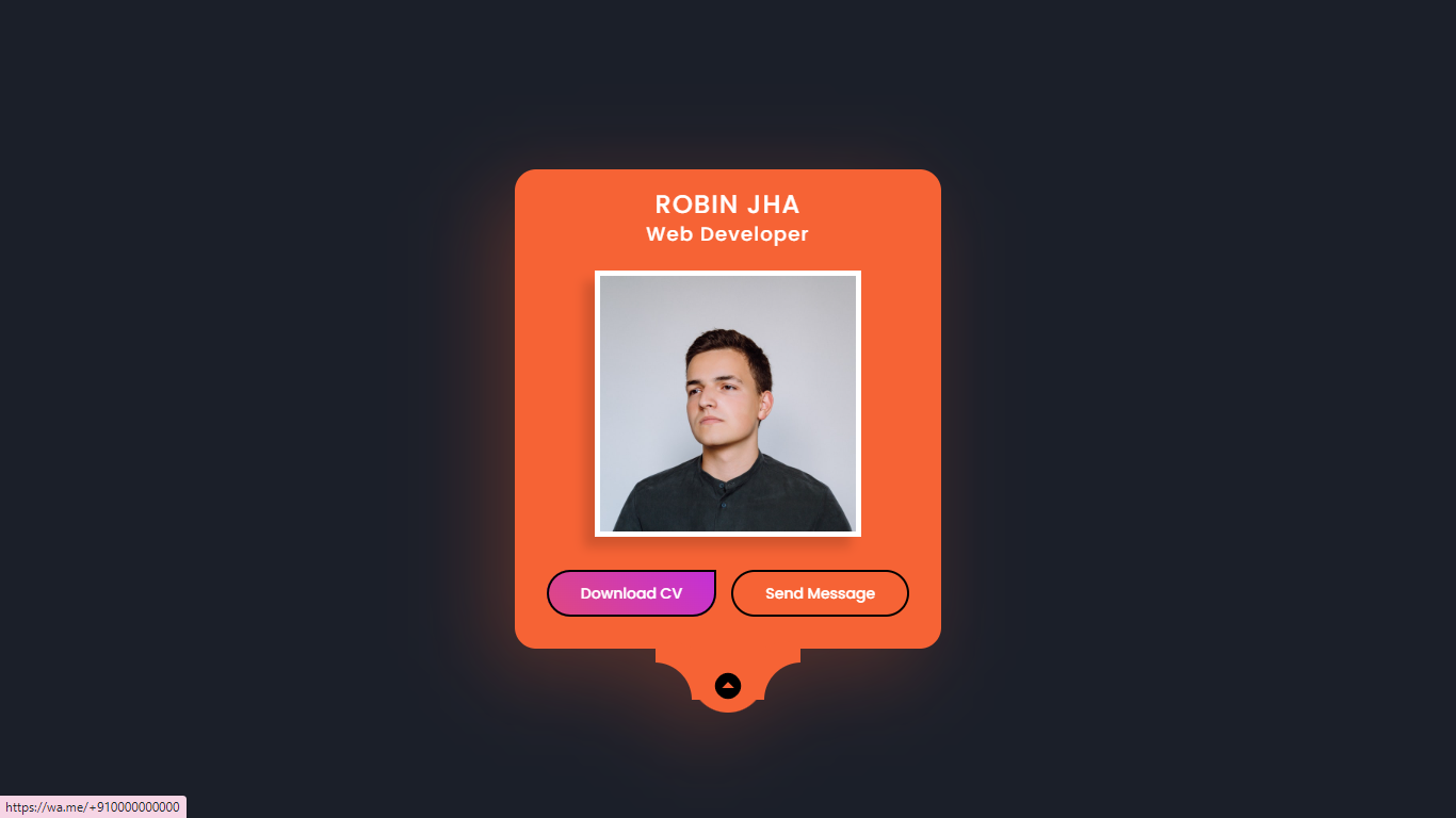 Source Code Of Animated Profile Card - Cosas Learning