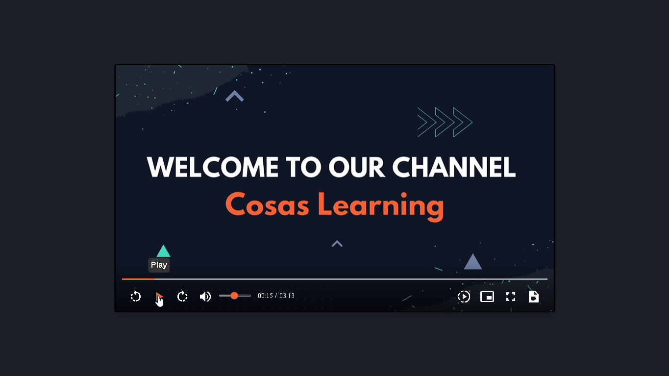 Source Code Of Custom Video Player - Cosas Learning