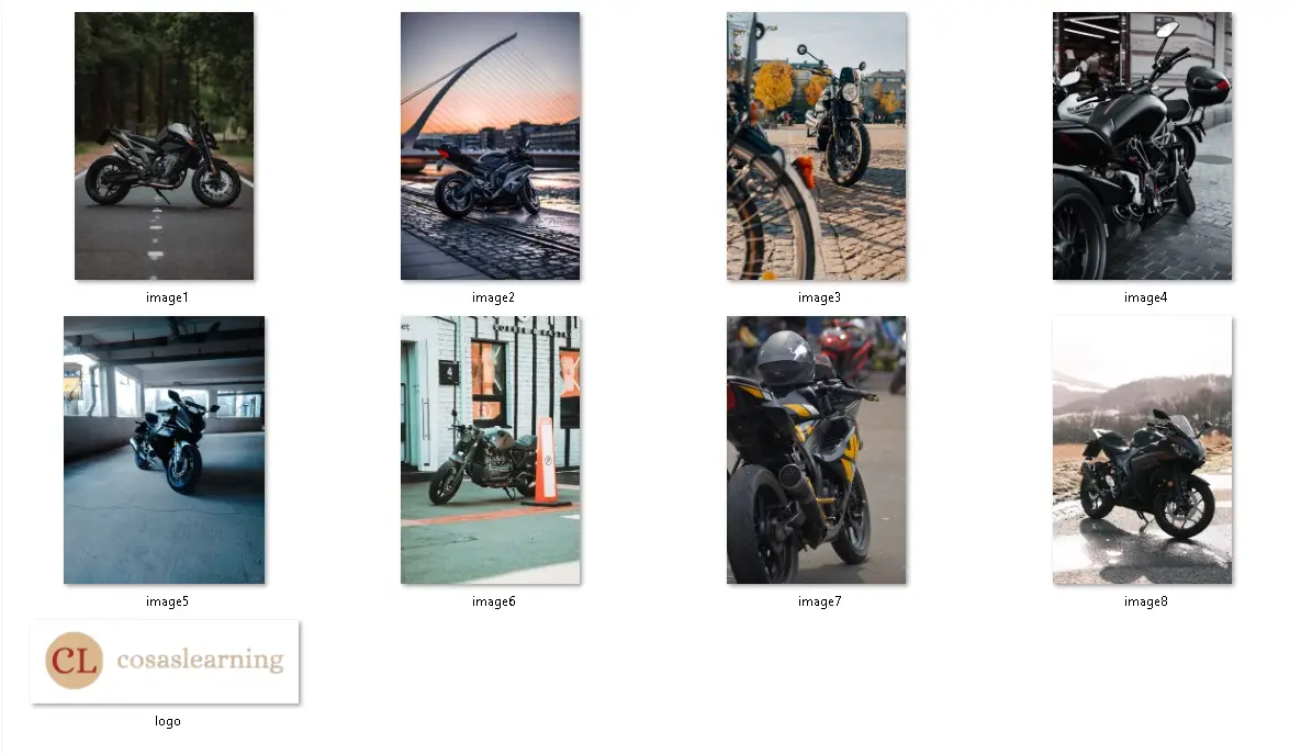 Source Code of Image Gallery - Cosas Learning