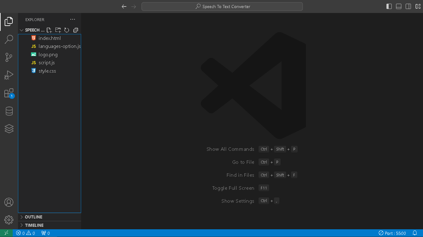 Source Code of Speech To Text Converter - Cosas Learning